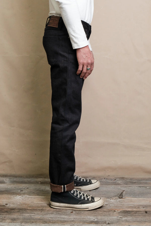 Freenote Cloth Rios Slim Straight in 16 Ounce Indigo Brown - Earl's ...