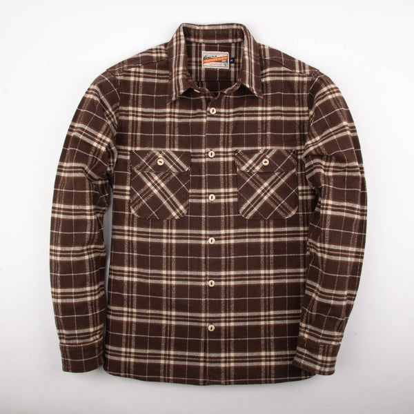 Freenote Cloth Benson in Brown Plaid - Earl's Authentics